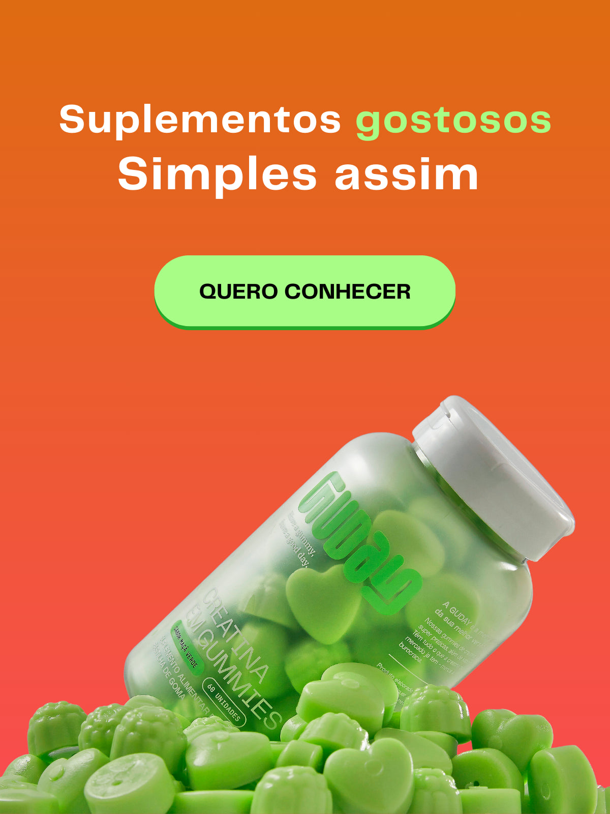 GUDAY GUMMIES • Gummies de creatina super saborosas – Guday