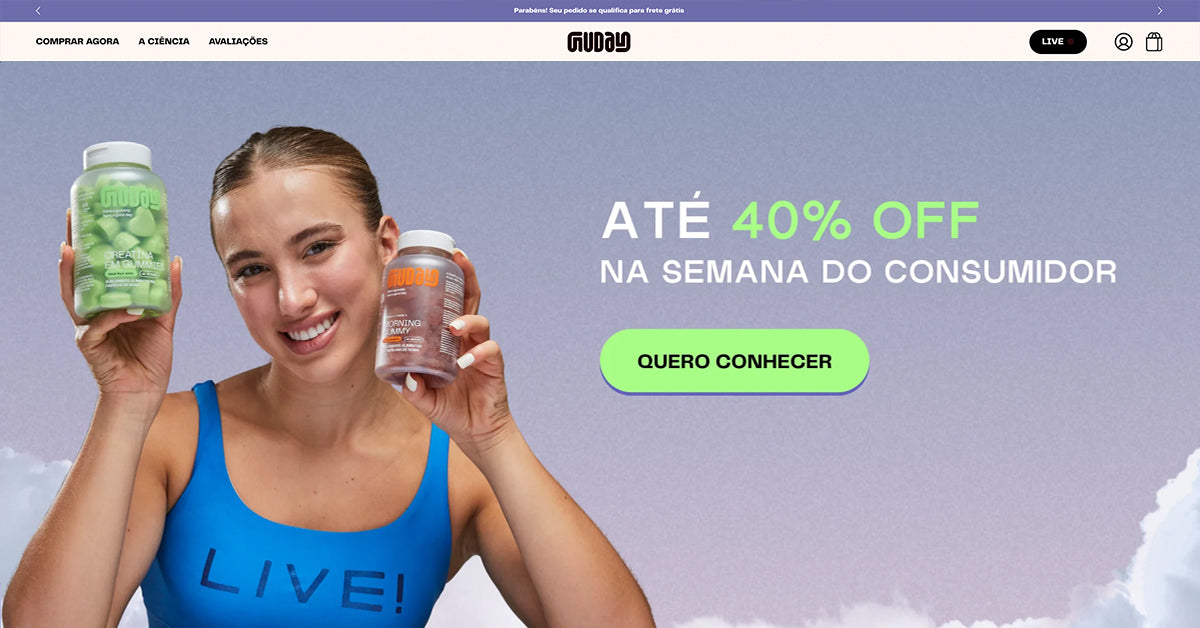 GUDAY GUMMIES • Gummies de creatina super saborosas – Guday